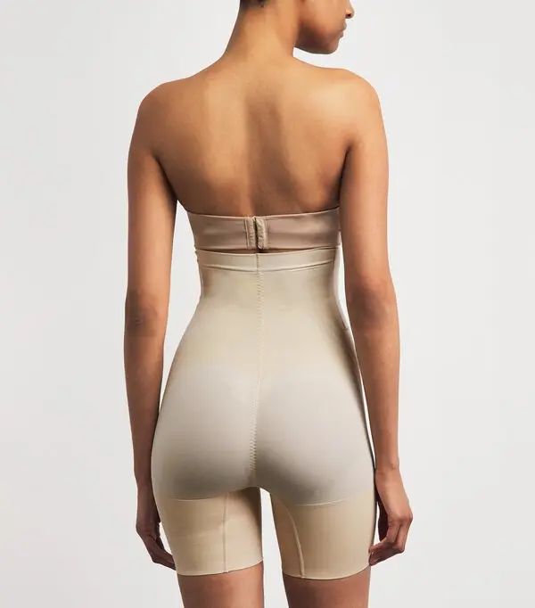 Spanx Sculpt Gofigure High-waist Mid-thigh Shorts