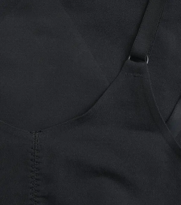 Spanx Sculpt Gofigure Open-bust Mid-thigh Bodysuit - Black