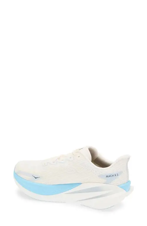 HOKA® Mach X 3 Running Shoe - White/alabaster
