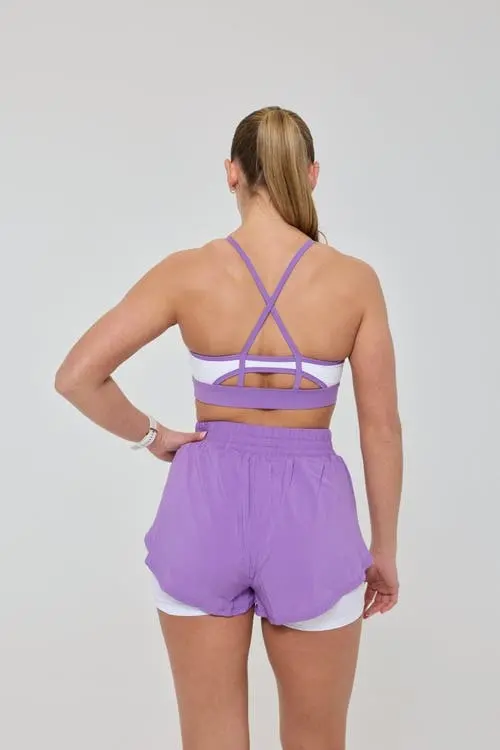 OOSC Elite 2-in-1 Performance Shorts - Purple