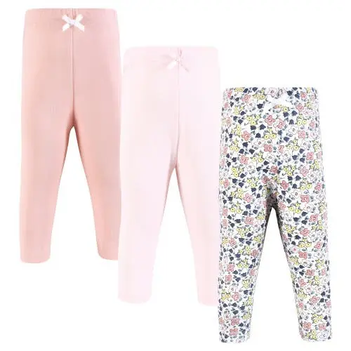HUDSON BABY Soft Cotton Gathered Pants - Ditsy Floral
