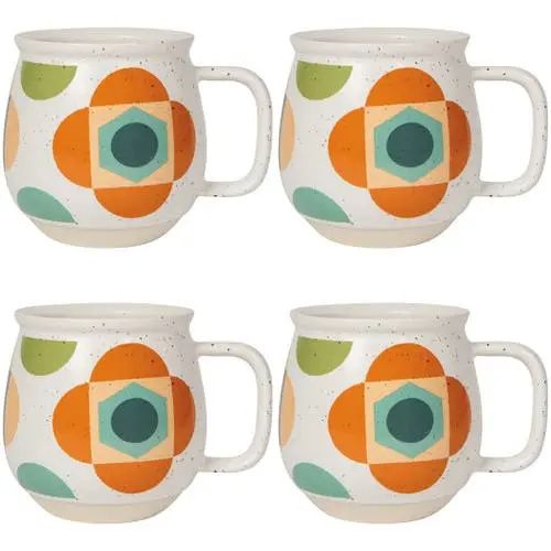 DANICA BRANDS Formation Disco Mugset Of 4