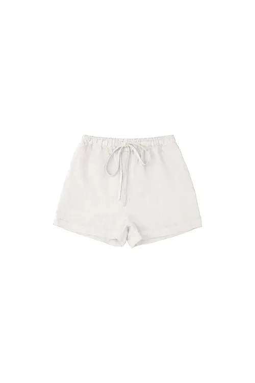 VIR VITA Ida Linen Short - White