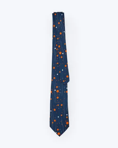 KNOTTERY & CO Constellation Dots Silk Neck Tie