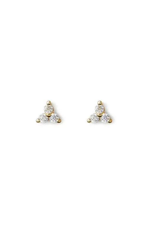 ANA LUISA Small Stud Earrings With Cubic Zirconia - Gold