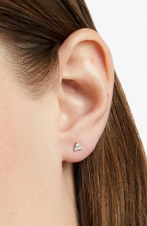 ANA LUISA Gold Plated Sterling Cubic Zirconia Stud Earrings