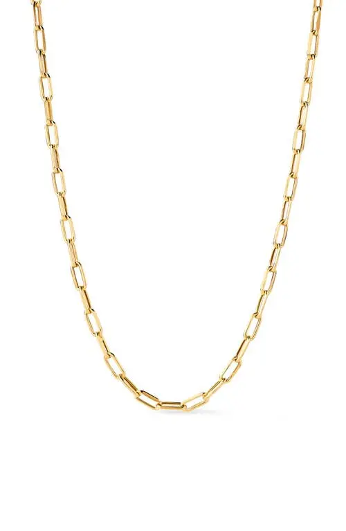 ANA LUISA Solid Yellow Paperclip Link Necklace - Gold