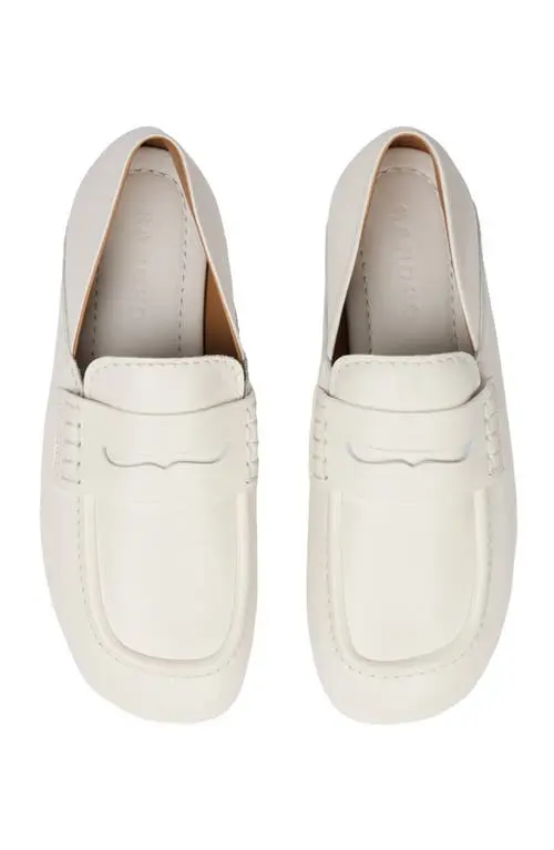 Sandro Leather Loafers With Foldable Counter