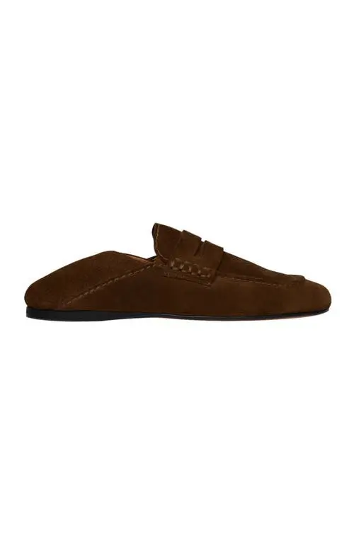 Sandro Suede Loafers - Brown