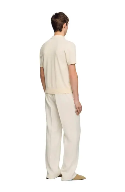 Sandro Openwork Shirt - Ecru