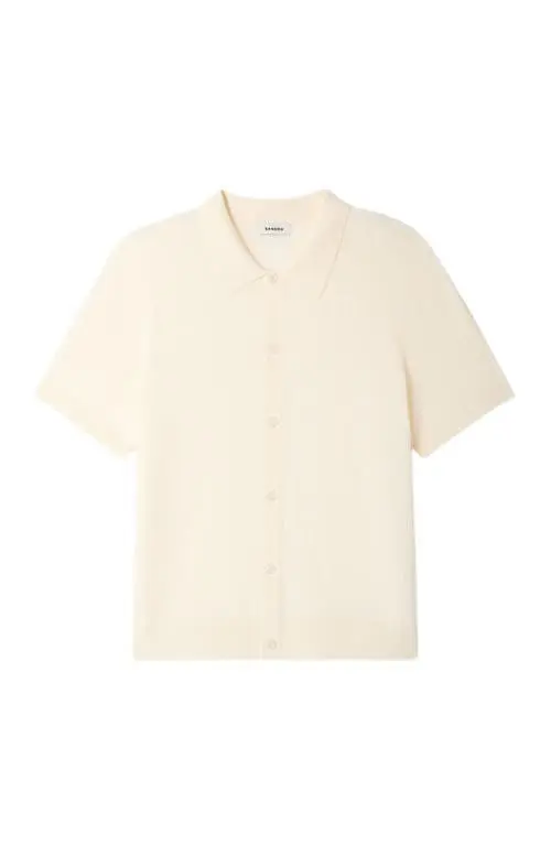 Sandro Openwork Shirt - Ecru
