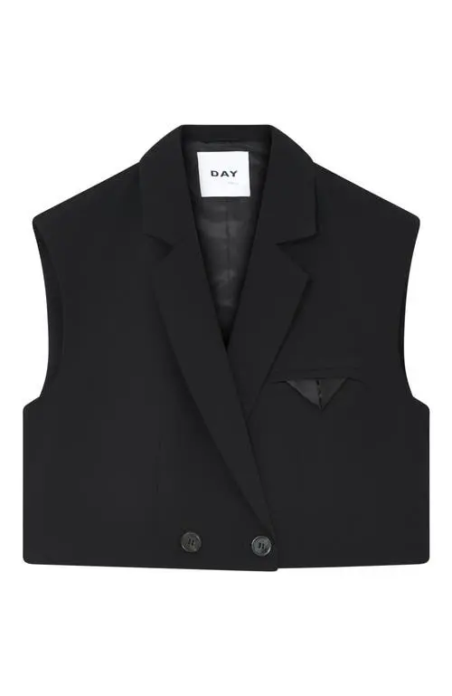 Day Birger Et Mikkelsen Marnie Cropped Gabardine Waistcoat