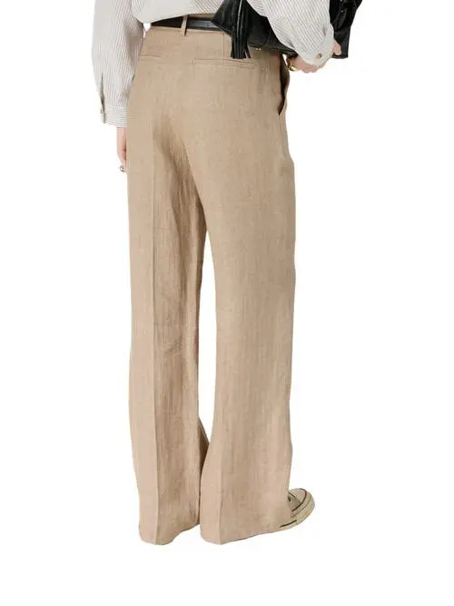 Gerard Darel Abigail Wide Leg Linen Pants