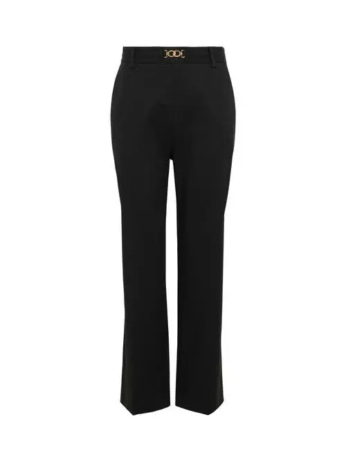 Gerard Darel Athea Straight Leg Pants With Golden Detail