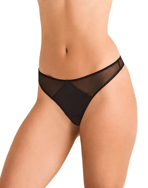 ADORE ME Brittani Thong Panties - Black