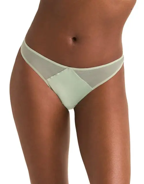 ADORE ME Brittani Thong Panties - Medium Green