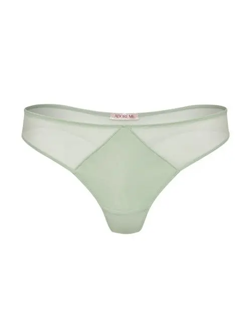 ADORE ME Brittani Thong Panties - Medium Green