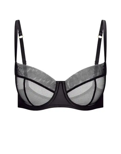 ADORE ME Brittani Unlined Balconette Bra - Black