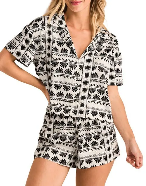 ADORE ME Lisbeth Short Pajama Set - Convo White