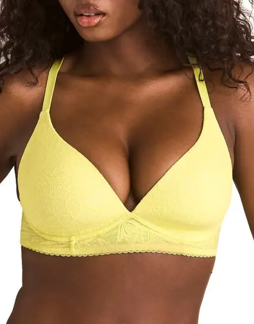 ADORE ME Shelsy Contour Plunge Bra - Light Yellow