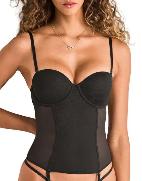 ADORE ME Bryce Contour Balconette Bustier - Black