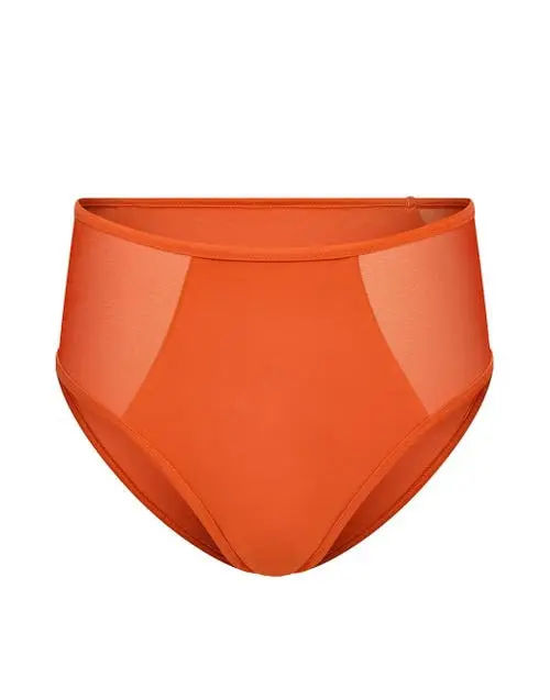 ADORE ME High-waisted Bikini Bottom With Sheer Side Panels