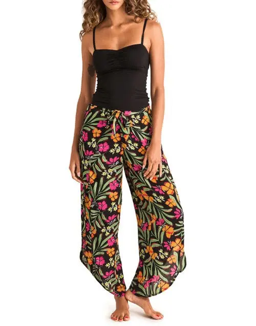 ADORE ME Patti Cami And Pants Set - Tropical Black