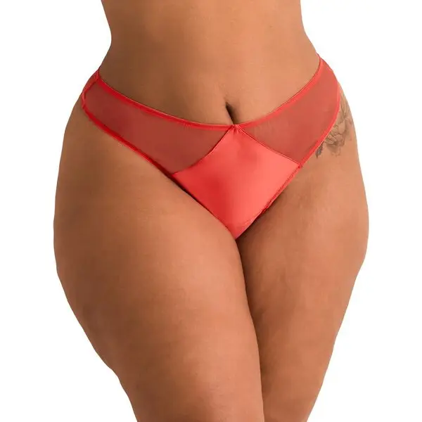ADORE ME Brittani Thong Panties - Dark Orange