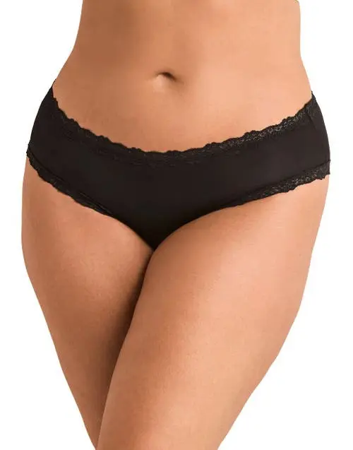 ADORE ME Mariola Hipster Panties - Black