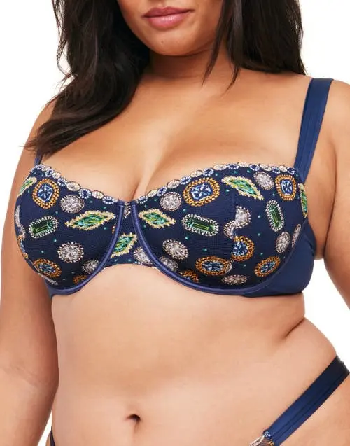 ADORE ME Dianna Contour Balconette Bra - Novelty Blue
