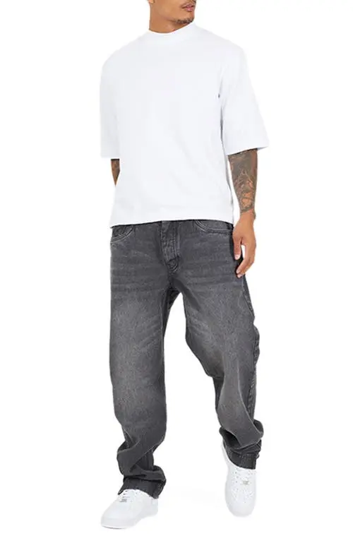 BRAVE SOUL Wide Fit Split Hem Denim Jeans