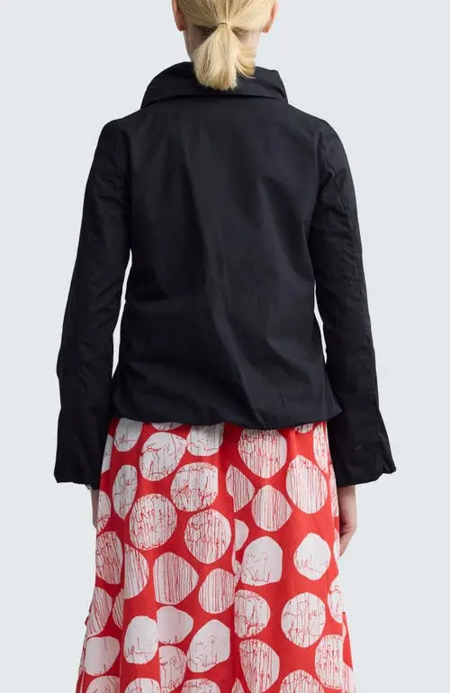 LUUKAA Dorelle Solid Balloon Jacket - Black