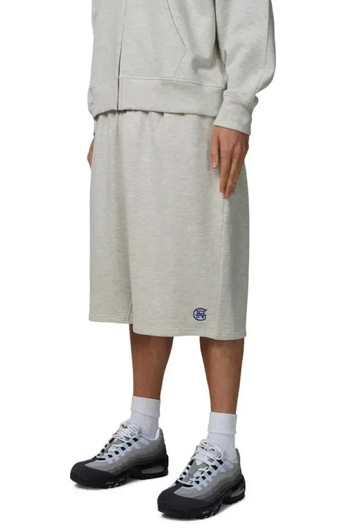 GOOD FOR NOTHING Baggy Halftone Shorts - Grey