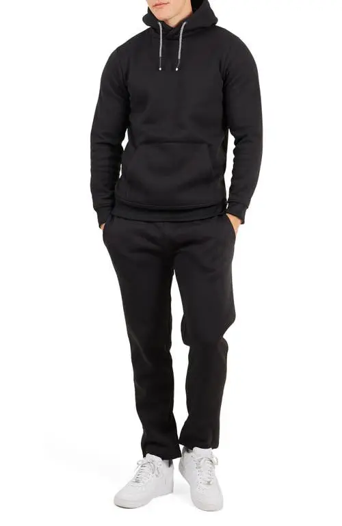 BRAVE SOUL Hoodie And Jogger Set - Black
