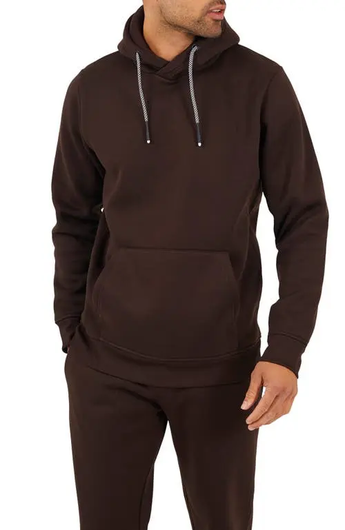 BRAVE SOUL Hoodie And Jogger Set - Brown