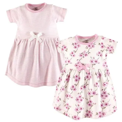 TOUCHED BY NATURE Organic Cotton Dress Duo Short And Styles - Cherry Blossom