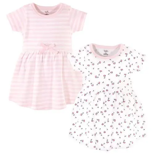 TOUCHED BY NATURE Organic Cotton Dress Duo Short And Styles - Tiny Flowers