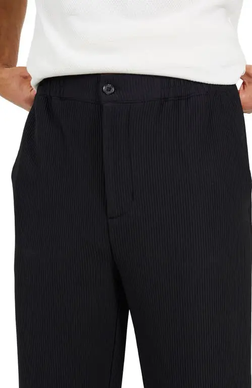 BRAVE SOUL Ribbed Relaxed Fit Trousers