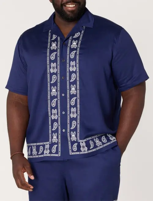Psycho Bunny Big & Tall Embroidered Sport Shirt