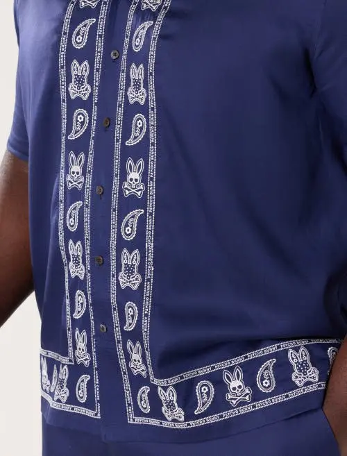 Psycho Bunny Big & Tall Embroidered Sport Shirt