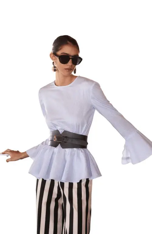 THE IQ COLLECTION Pia Stripe Shirt
