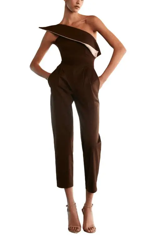 THE IQ COLLECTION Ember Jumpsuit - Brown