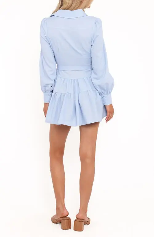 PETAL & PUP Diantha Long Sleeve Shirtdress