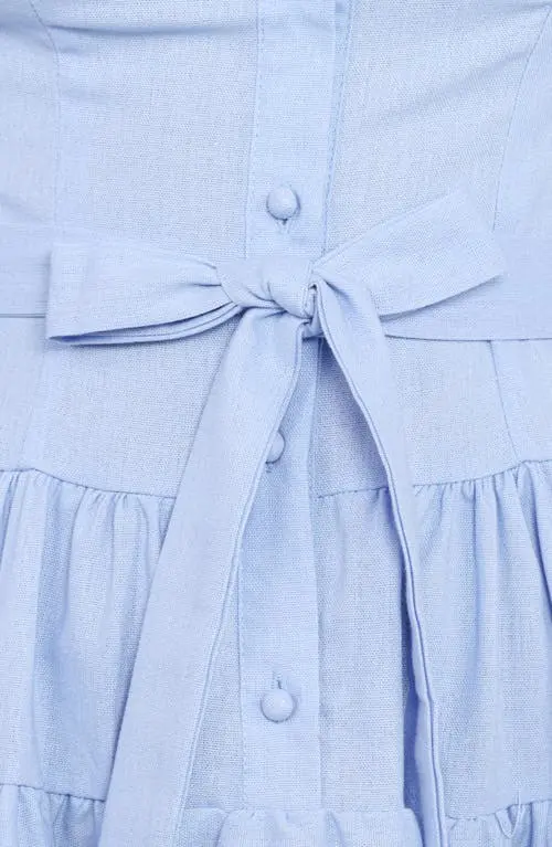PETAL & PUP Diantha Long Sleeve Shirtdress