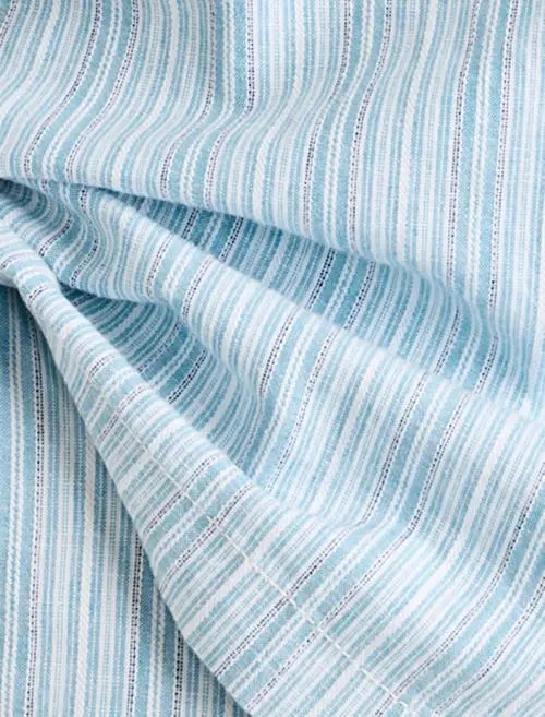 OAK HILL BY DXL Big & Tall Striped Cabana Camp Shirt