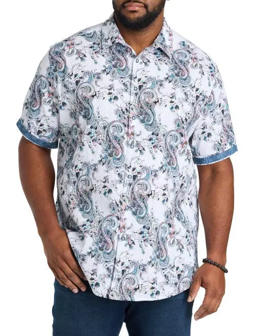 ROBERT GRAHAM BY DXL Big & Tall Pickwick Sport Shirt