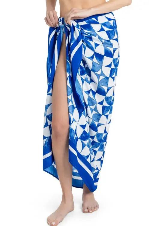 Kenny Flowers The Greecepareo Sarong - Blue