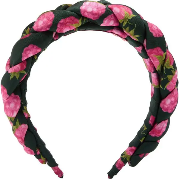 La DoubleJ Rapunzel Braided Hairband - Lampone Mini Emerald