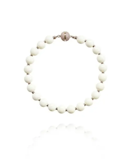 SAULE LABEL Siena Petite Necklace - Creme
