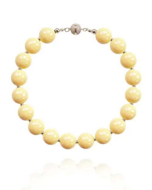 SAULE LABEL Siena Bold Necklace - Buttercup